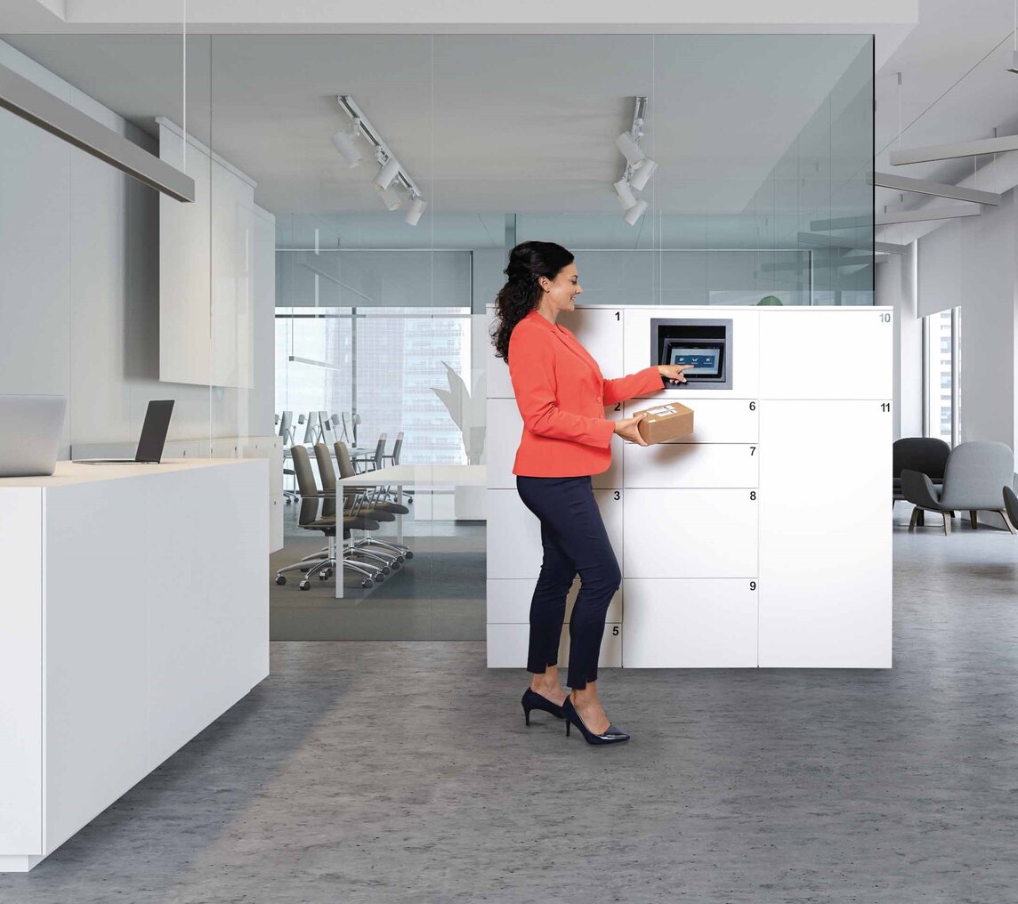 Smart Parcel Locker as Storage & Logistics Solution | Gantner
