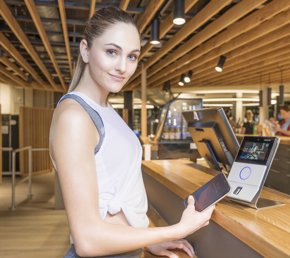 Gantner solutions for automated 24/7 check-in for fitness clubs