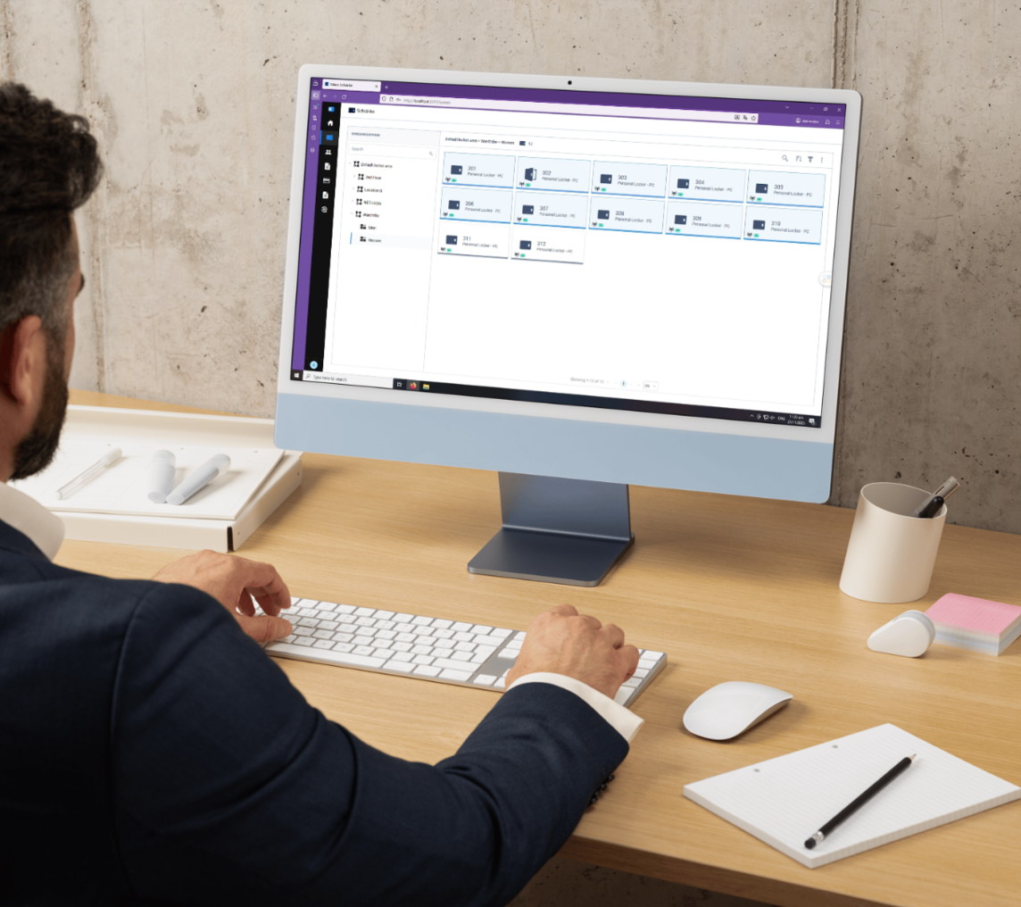 BLE.Connect: Manage Battery-Powered Locker Locks Online